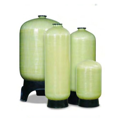 16x65 Inch Composite Mineral Tank w/Base and 4 Inch -8UN